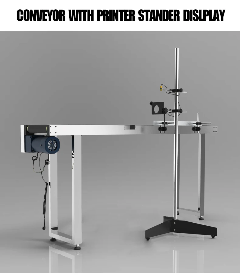 TIJ Inkjet Printer Belt Conveyor Table and Printer Stand