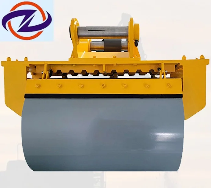 Hydraulic Viboratory Drum Compactor Excavator Attachment Slope Road ...