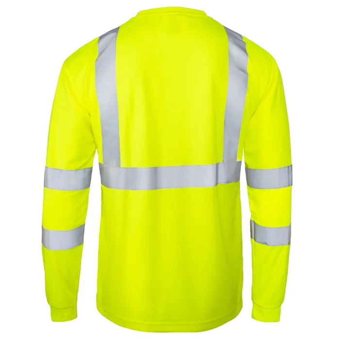 Men Workwear Reflective Shirts - High Viz Safety T Shirts