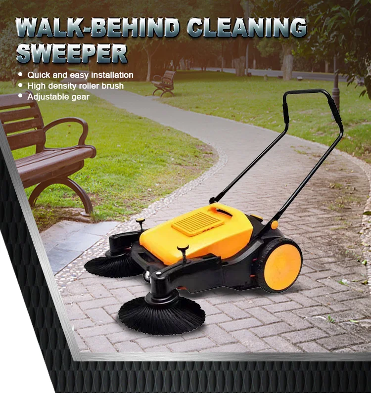 Push Sweeper Self-propelled Walk-behind Outdoor Electric Motor Provided ...