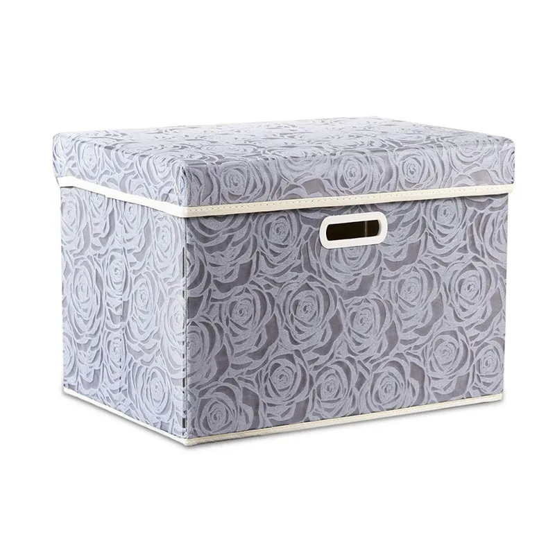 Collapsible Foldable Square Fabric Storage Box for Large Houseware and ...