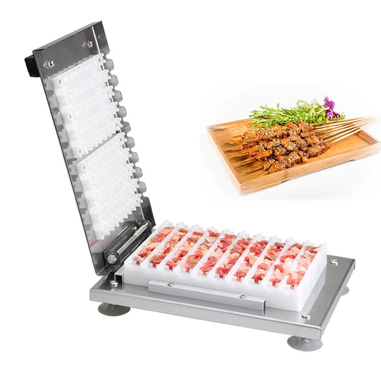 Kebab wear string machine lamb skewer wearing machine| Alibaba.com