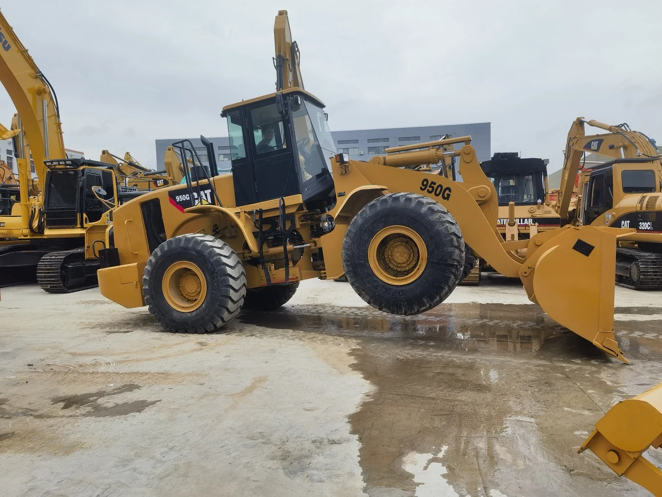 Good Condition Used Front Loader Cat 950g Original Wheel Loader Caterpillar 950g 950h Wheel ...