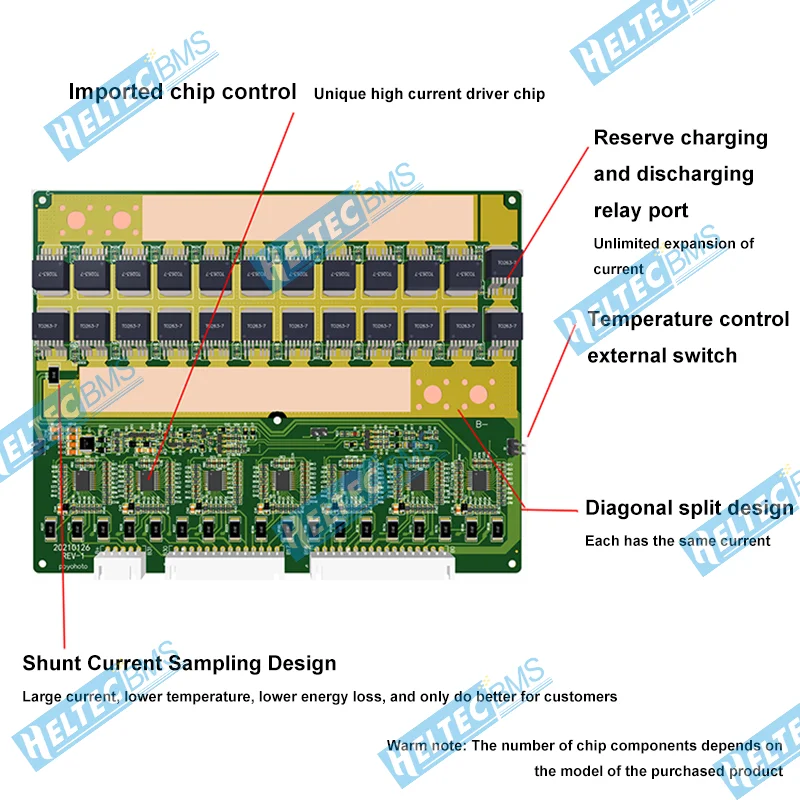 Heltecbms 350A Relay BMS - High Current Battery Protection