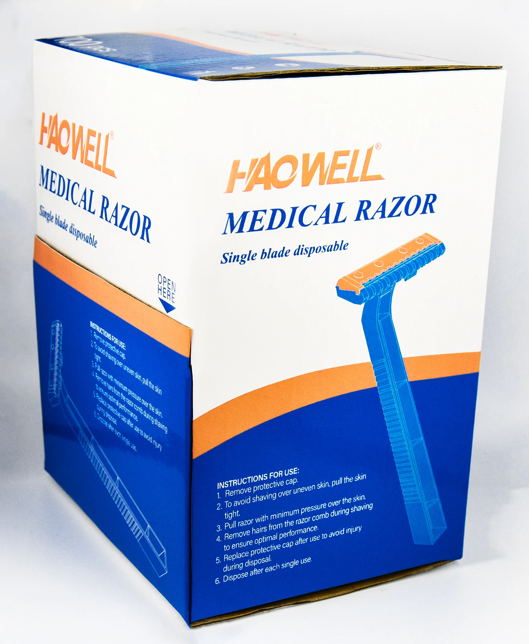 HW-B115G Single Blade Disposable Surgical Razor - HAOWELL