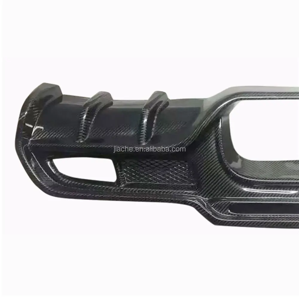 Rear Diffuser Bumper Chin Spoiler With Splitters Lips Bodykit for BMW ...