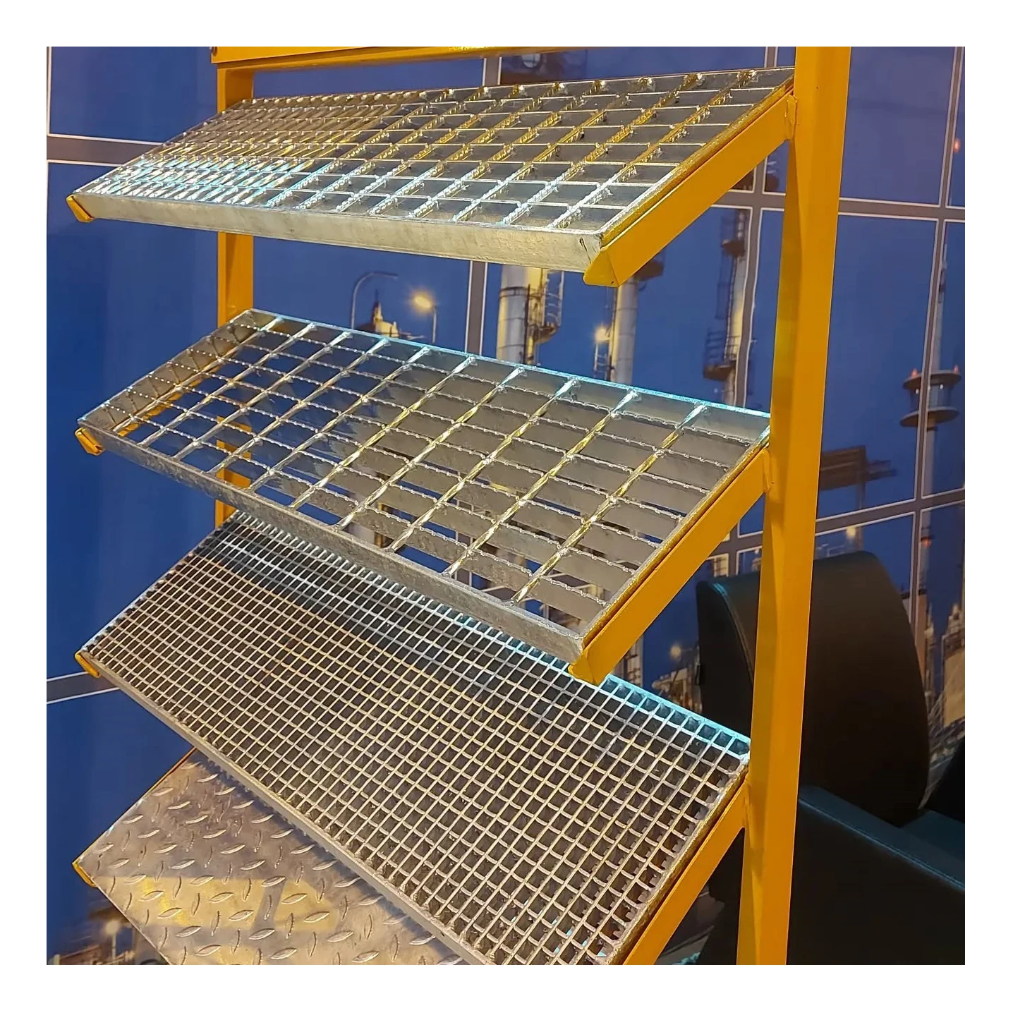 Hot Dip Galvanized Steel Grating Walkway Platform Outdoor Drain Grates ...