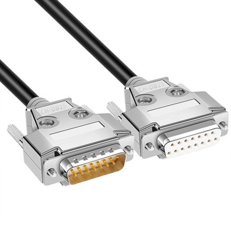 Custom Male To Male To Female 15-pin Parallel Serial Port Data Cable 2 ...