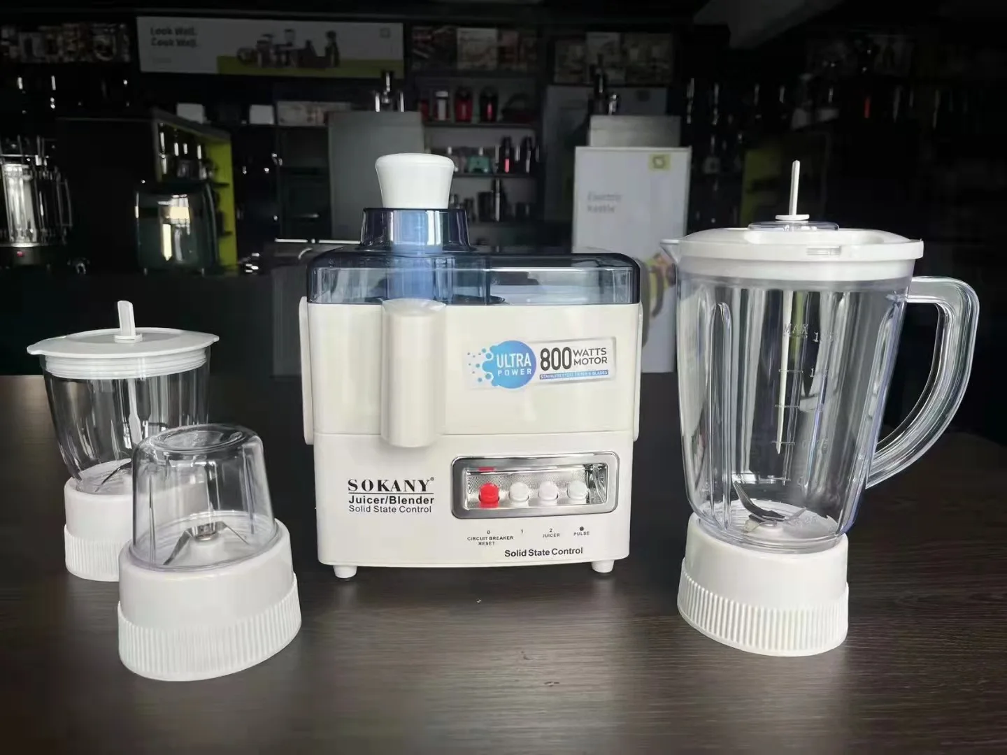Sokany 4in 1 Slow Juicers Extractor Machine 800w Strong Motor Blenders And Juicers Machine ...
