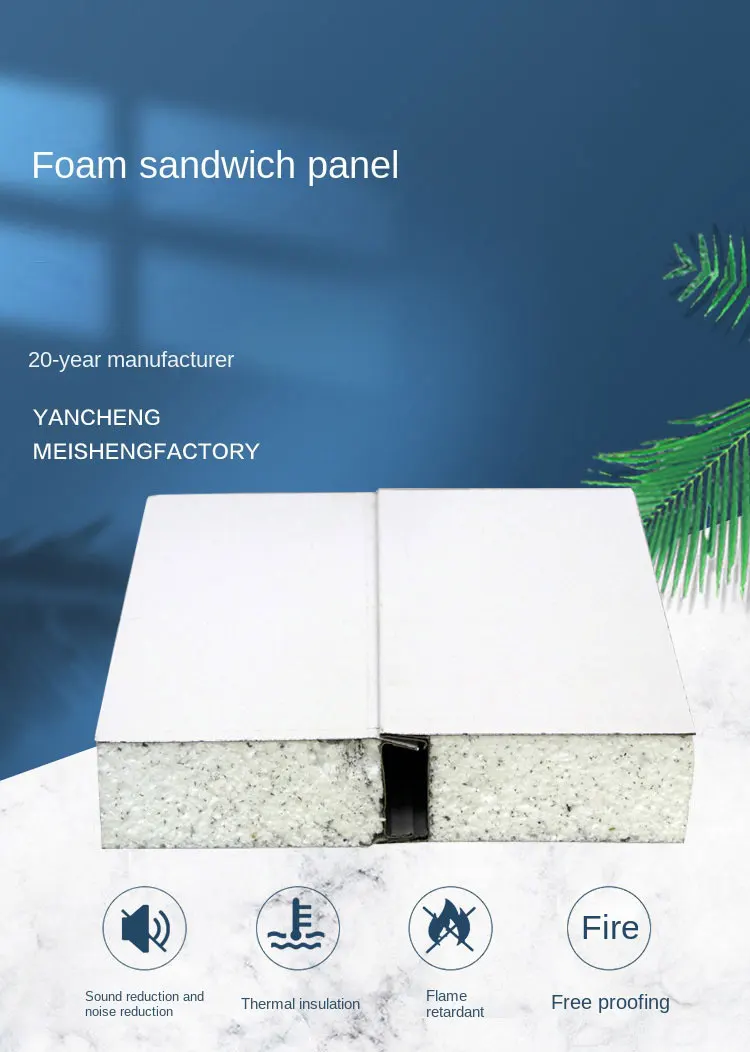 Eps Wall And Roof Sandwich Panels Cold Storage Eps Sandwich Panel - Buy ...