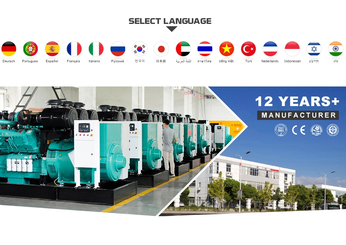 480V 60Hz 220V Three Phase Electric Power Generators 80kw Super Silent ...