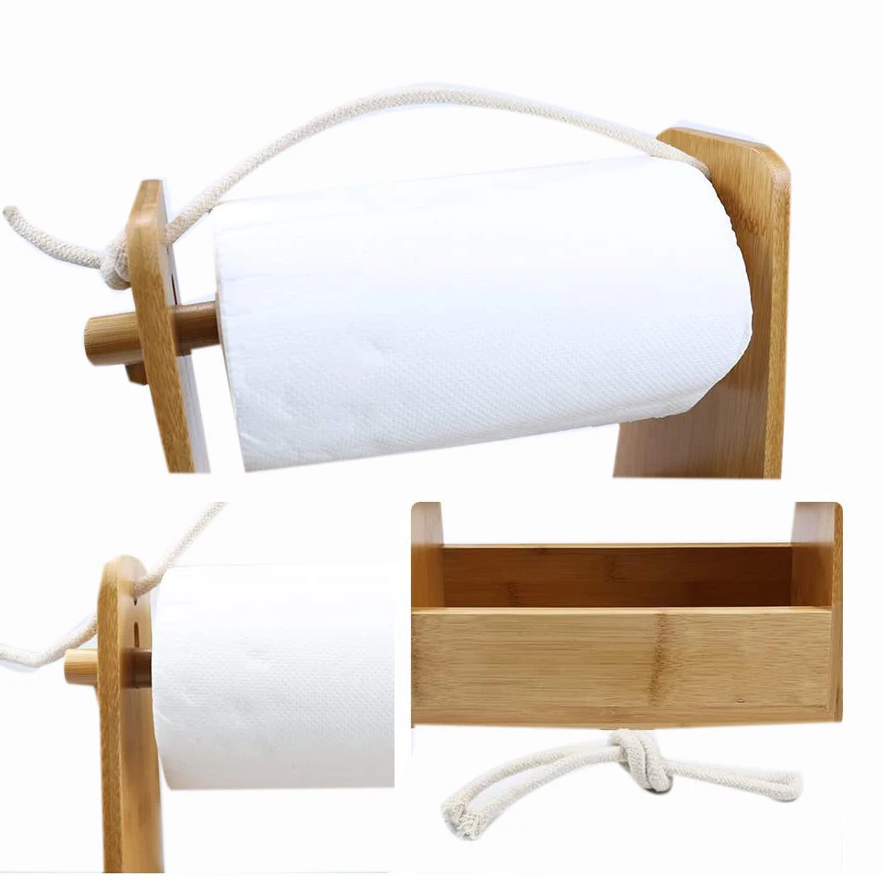 Customized Japanese Kitchen Paper Towel Rack Wooden Rack Stand Kitchen ...