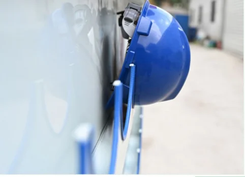 Steel Safety Helmet Placement Rack Wall, Construction Site Office ...