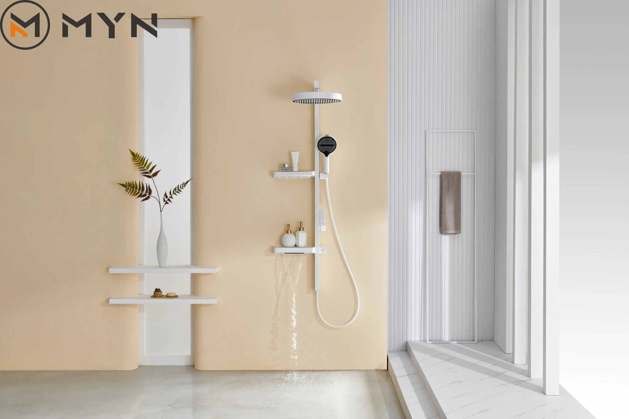Meiyani Chrome Bathroom Shower Mixer Set - Luxury & Comfort