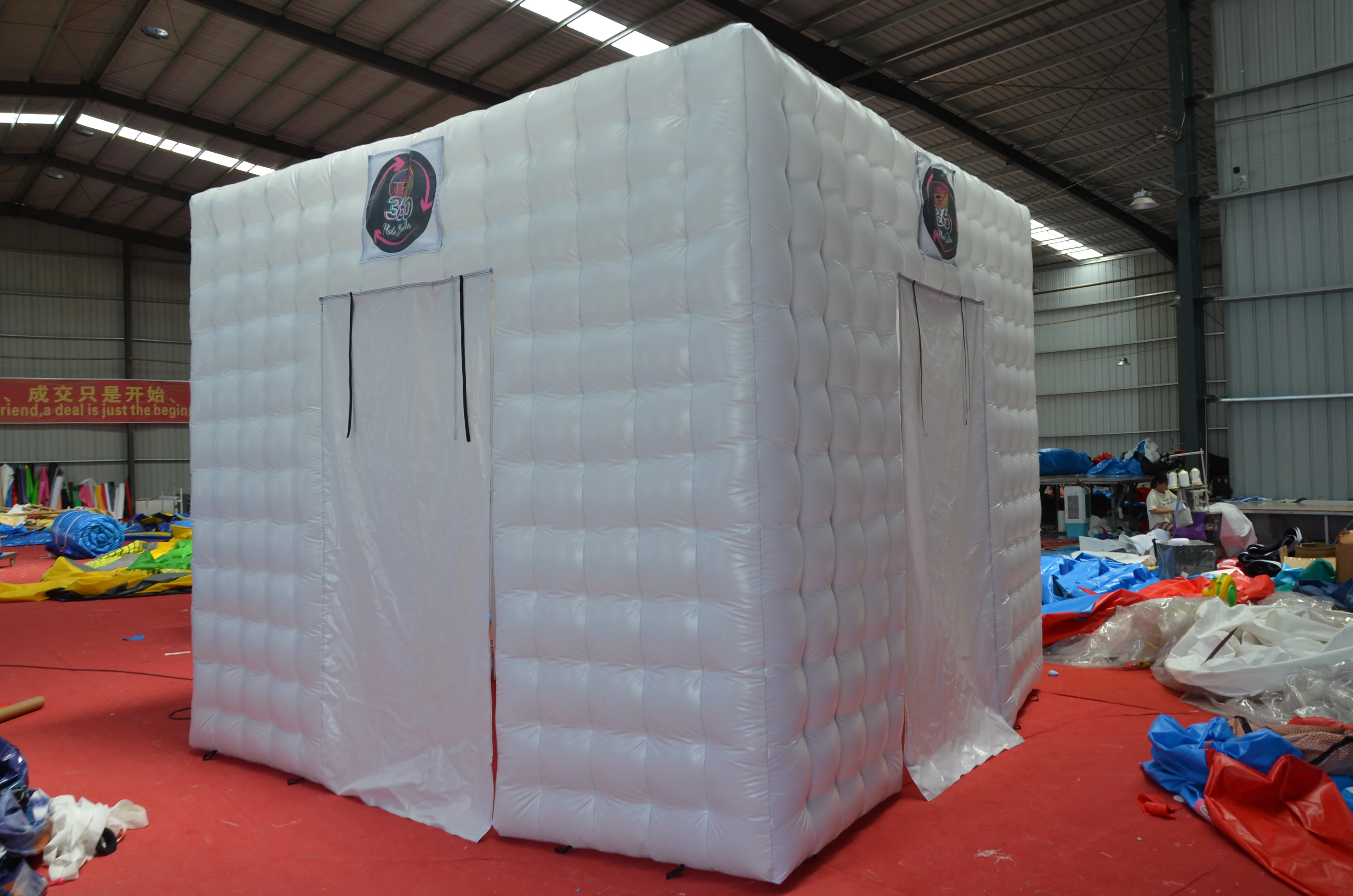 Party Portable Inflatable Photo Booth Backdrop - Customizable