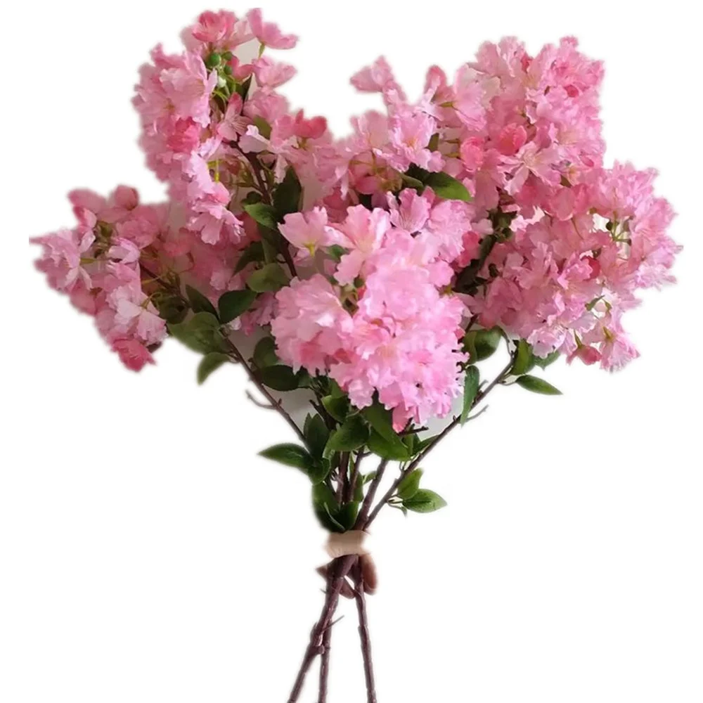 Silk Crape Myrtle Faux Common Crapemyrtle Flower With Long Stem For ...
