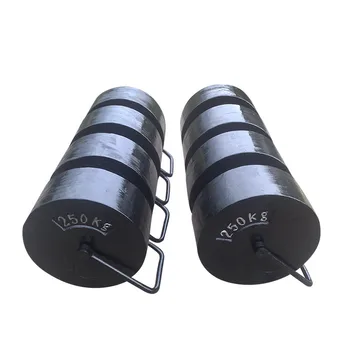 Cast Iron Calibration Weights Test Masses For Crane 500kg 1000kg - Buy ...