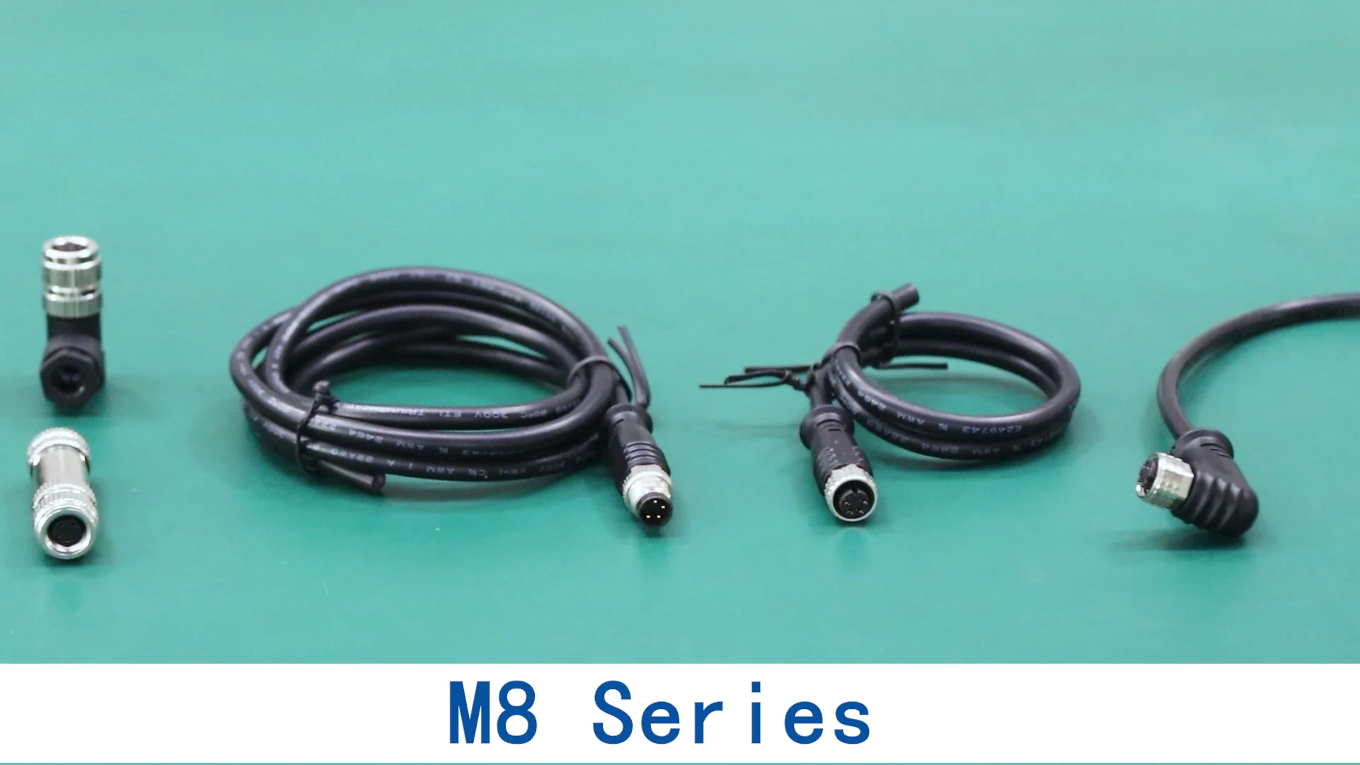 M8 Connector 4pin Pcb 3 4 Pin Right Angle Pcb Half Supply Waterproof ...