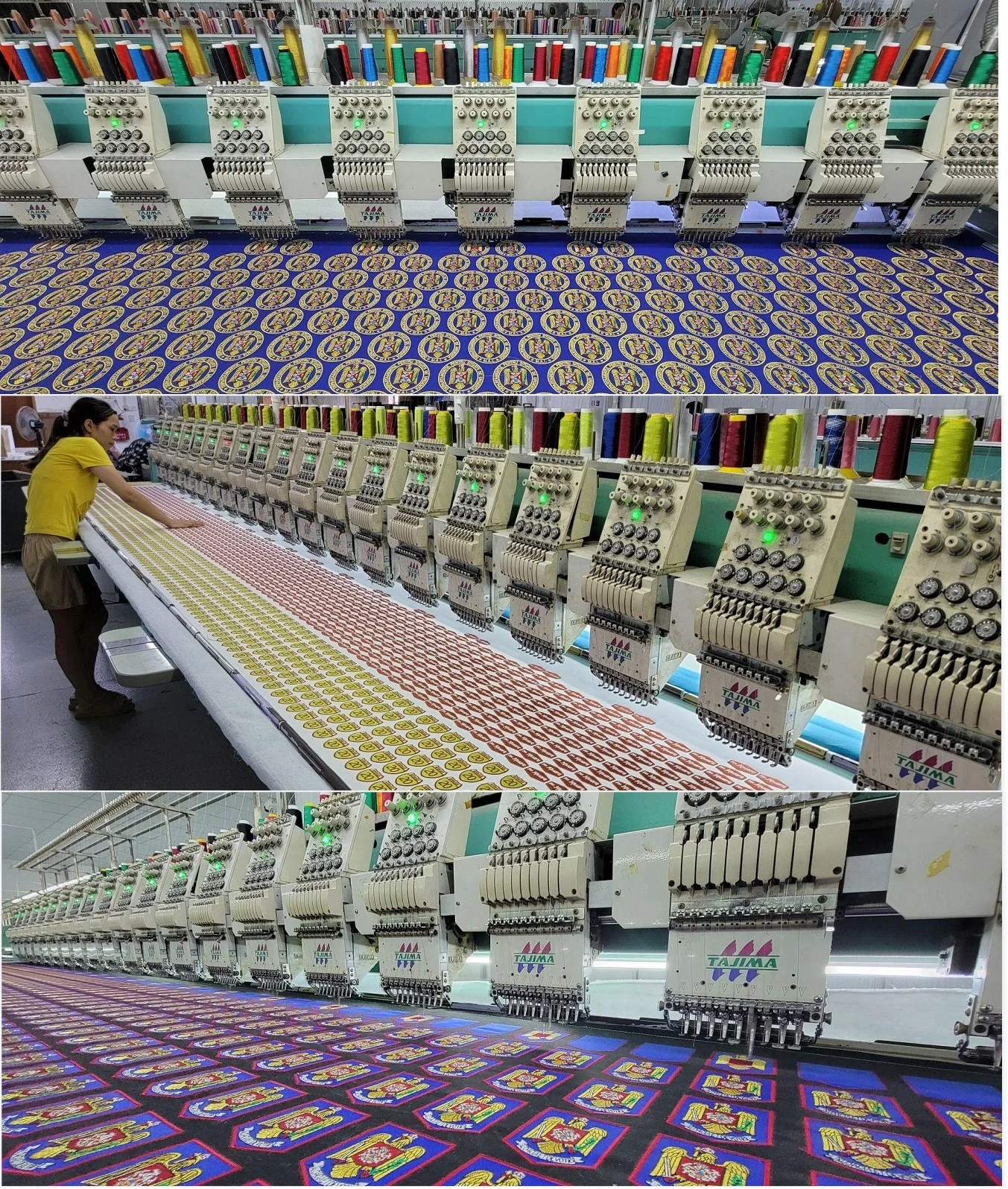 No Minimum Sublimation Anime Double Side Chain Fabric Custom Logo Label ...