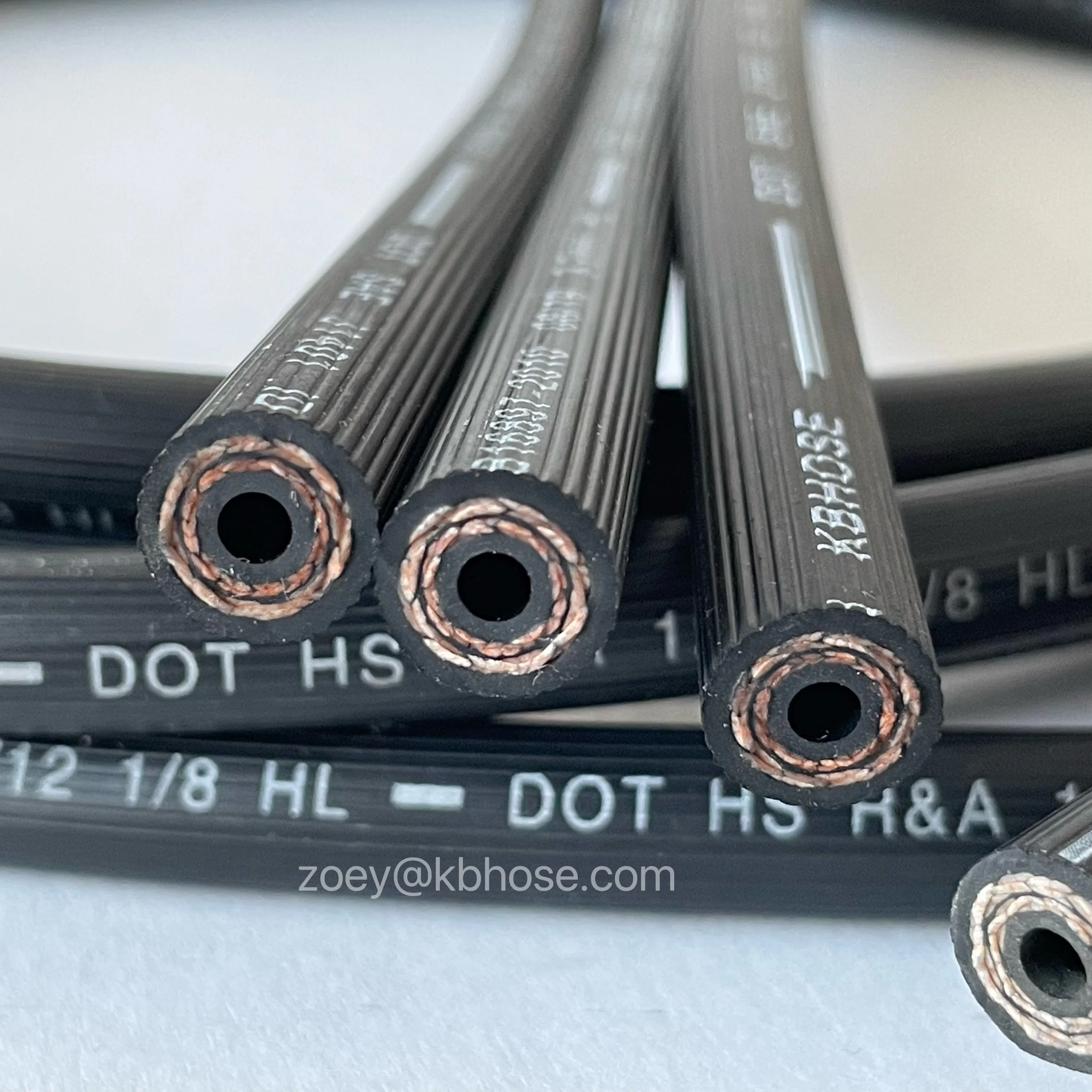 Auto Spare Parts Sae J1401 Hydraulic Brake Hose 1/8" Hl Flexible Heat ...