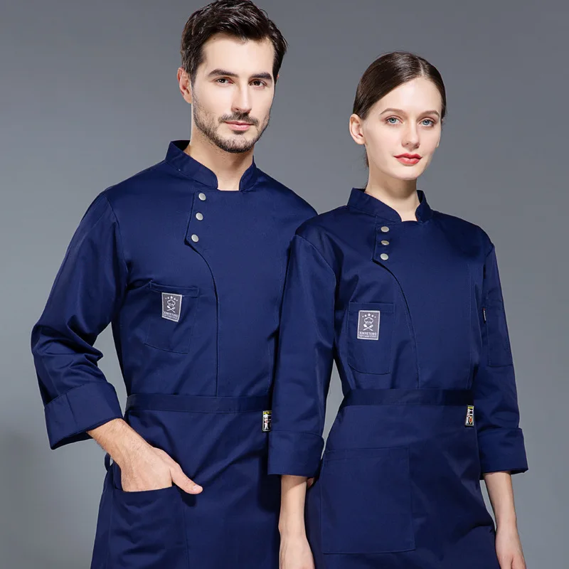 Unisex Classic Waiter Hotel Chef Jacket Professional Custom Color ...