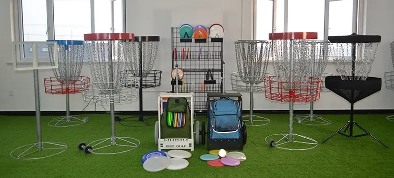 Factory Direct Pdga Championship Standard Permanent Disc Golf Basket ...