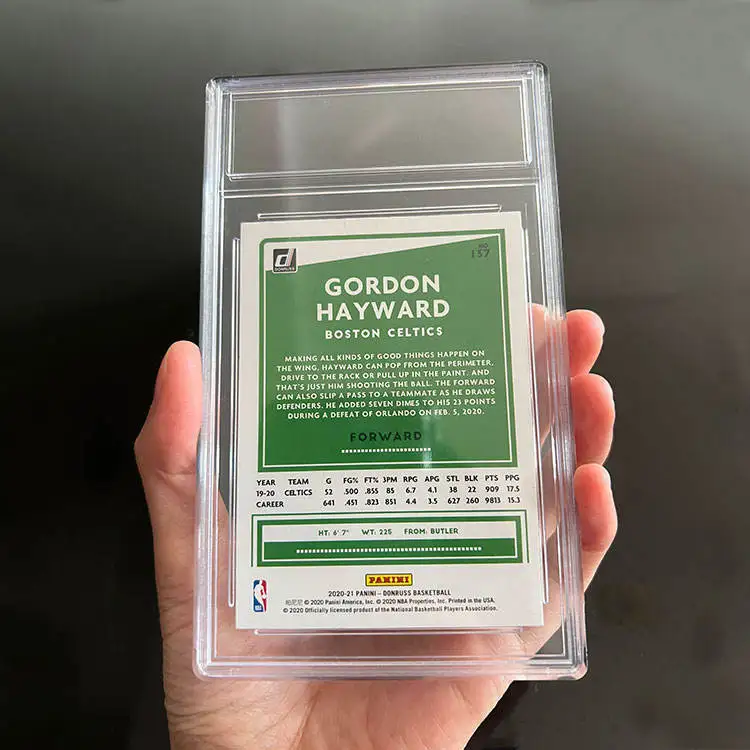 High Quality Clear Baseball Card Holders Transparent Psa Trading Graded ...