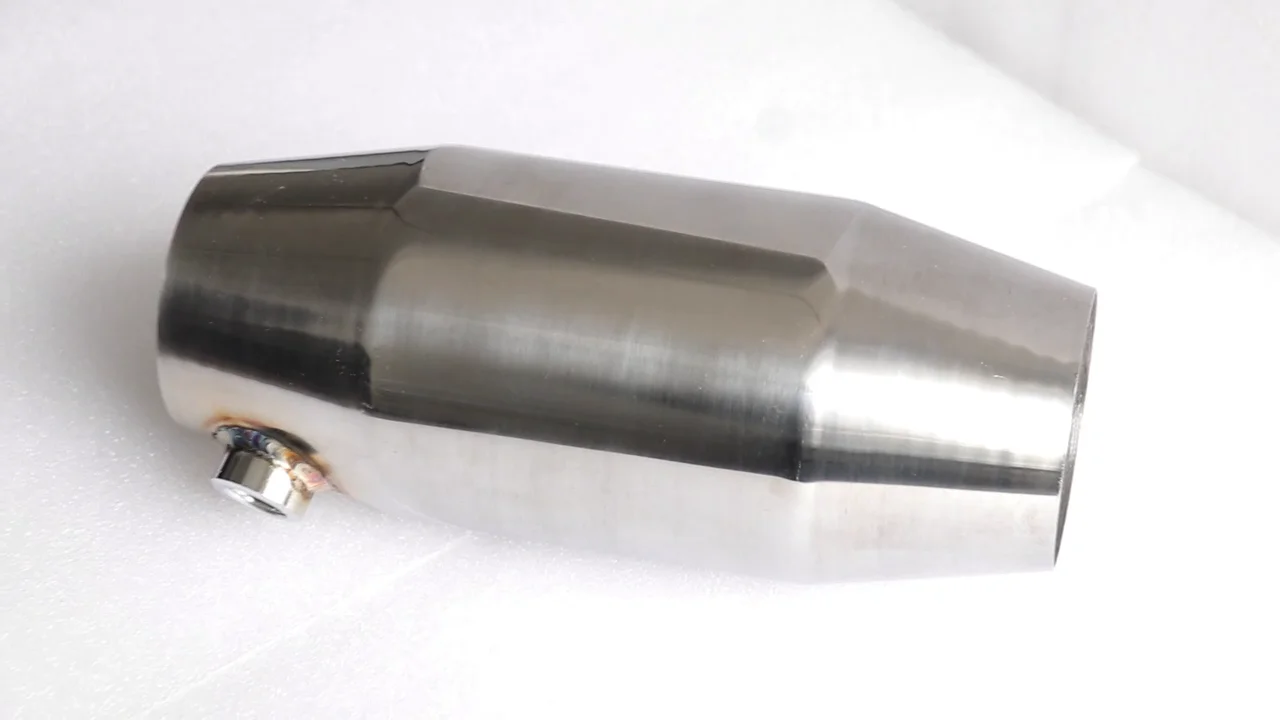 2.75 Inch Universal Stainless Steel 200 Cell High Flow Sports Cat ...