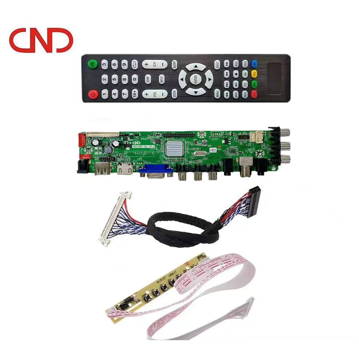 Universal V56 Lcd Led Motherboard TV SKD Kit placa logica para tv ...