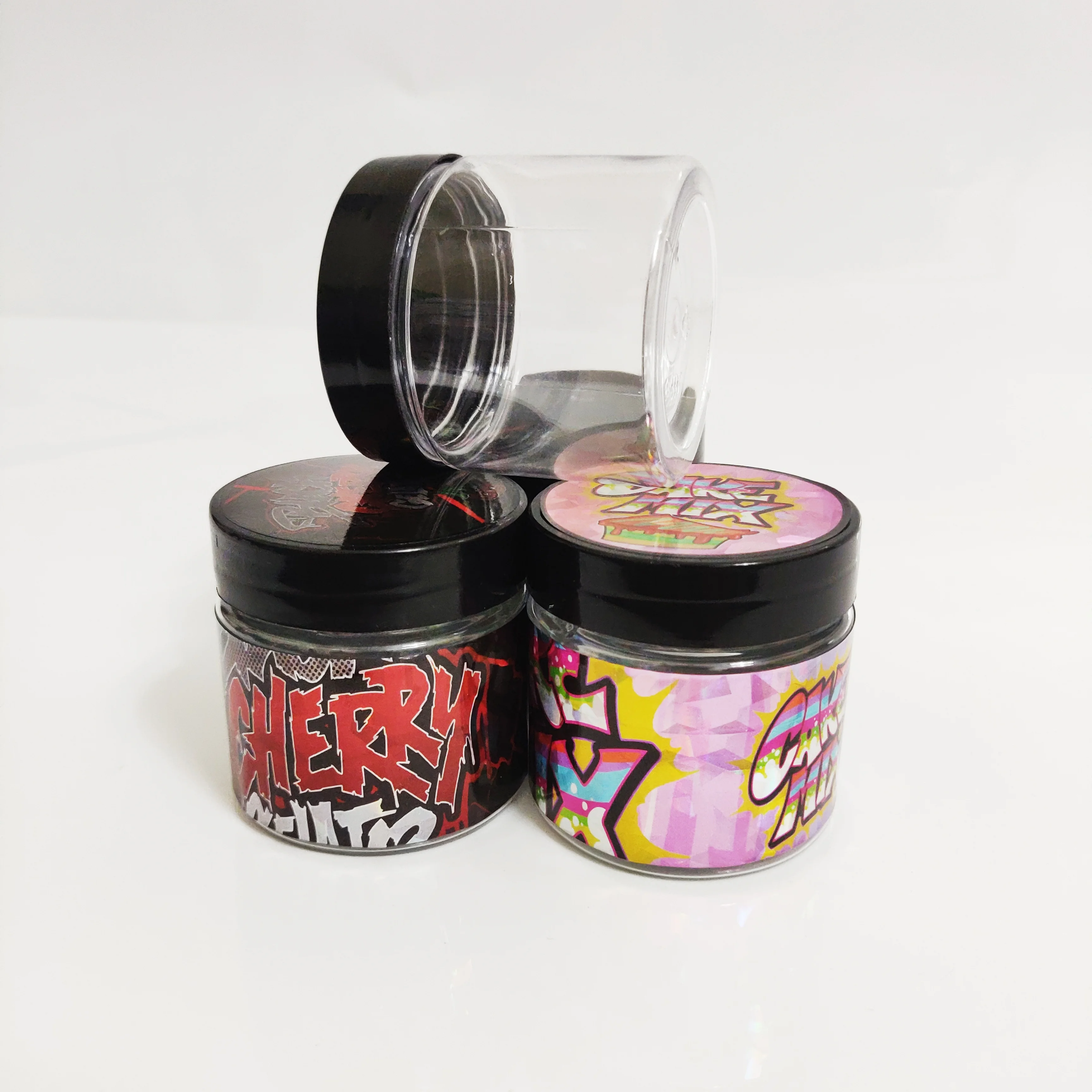 3.5g 7g 14g 28g 1pound Premium Smell Proof Herb Flower Stash Pet Jar ...