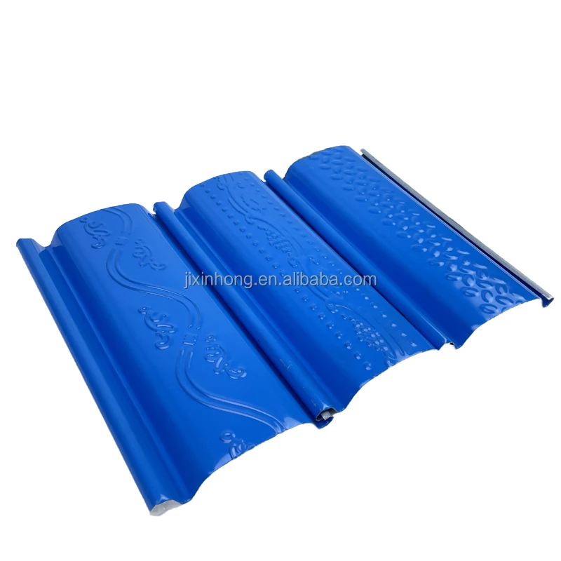 Supermarket Roller Shutter Door Profile Galvanized Iron with Patten Roller Door Slats with ...