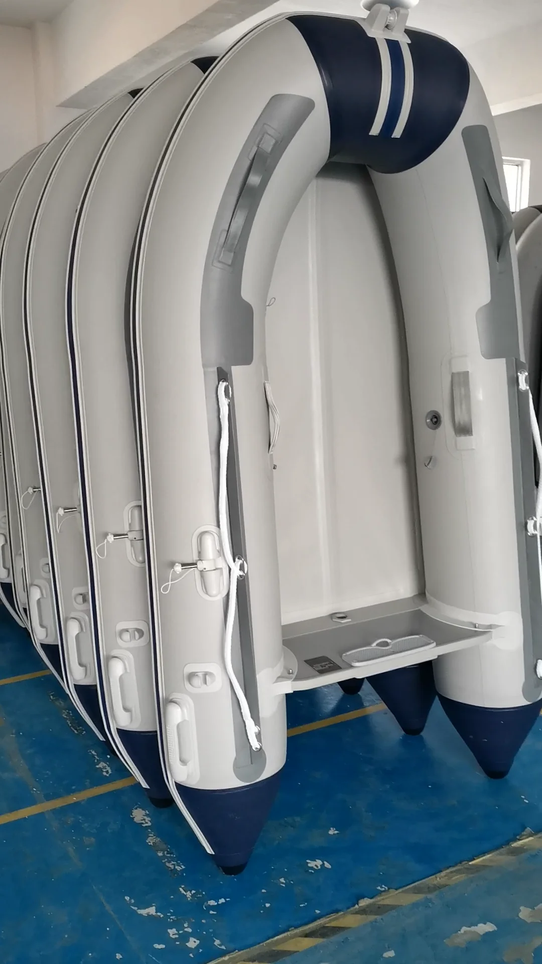 3 Years Warranty Aluminum Floor Pvc Folding Boat Fishing Inflatable ...