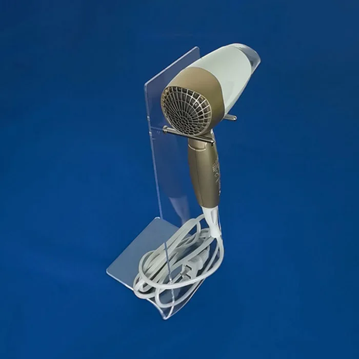 Clear Acrylic Hair Dryer Holder Transparent Lucite Dryer Display Stand ...
