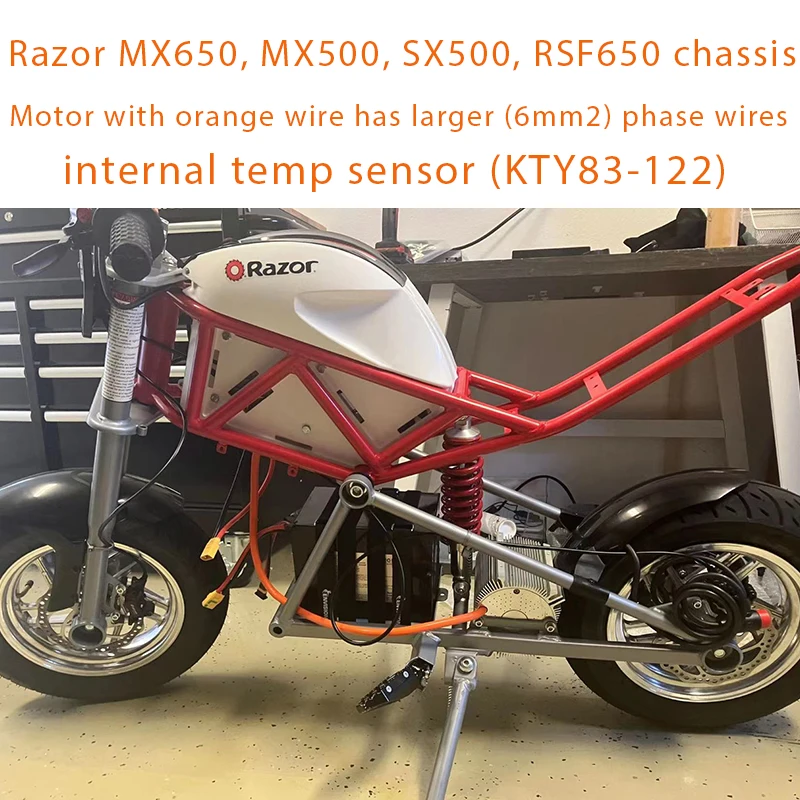 Kunray MY1020 72V 3000W Brushless DC Motor for Dirt Bike & Electric ...