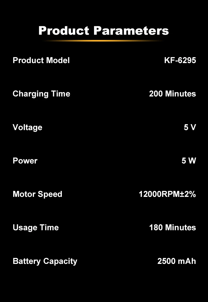 Koofex Professional Barber Clipper - 12000 RPM LCD Display