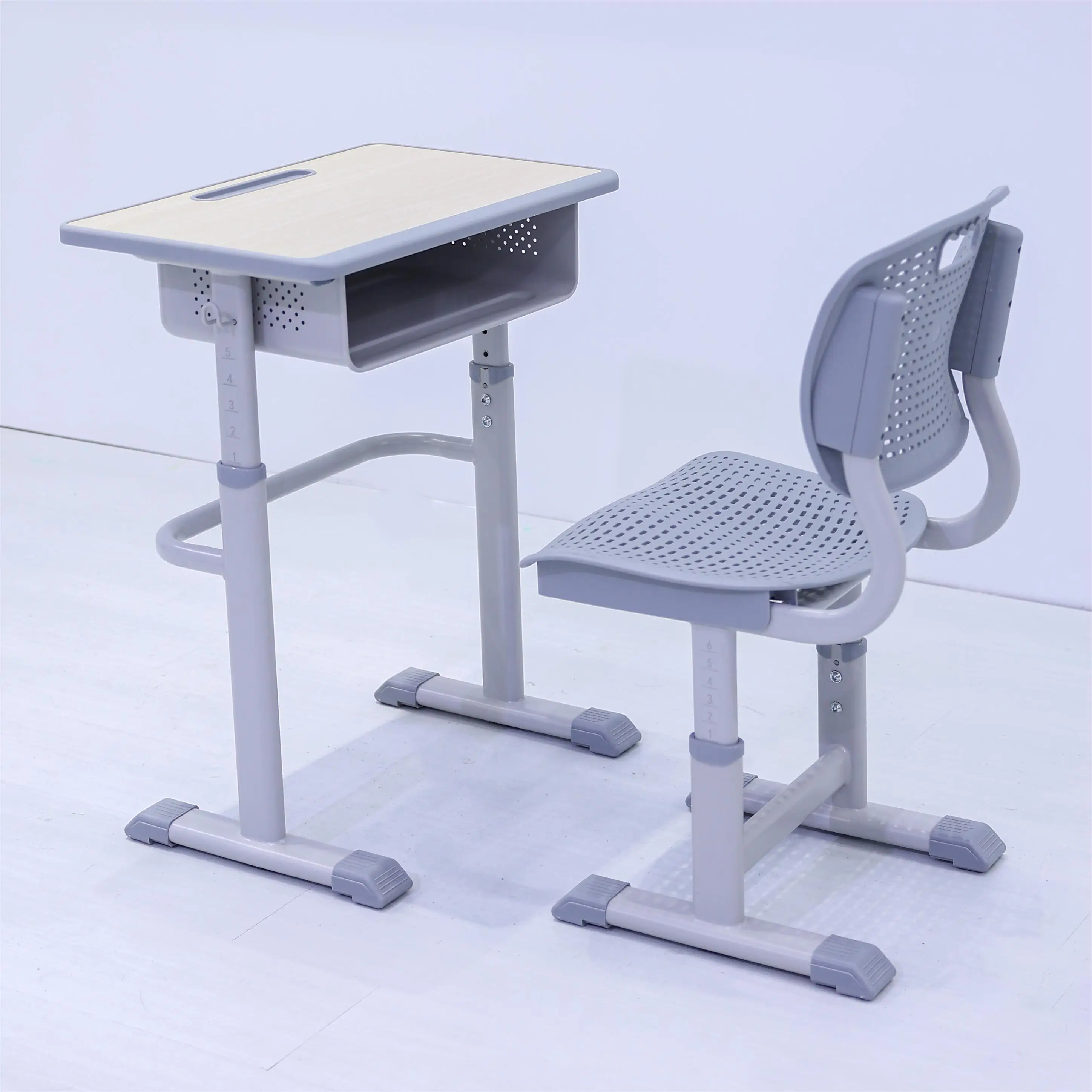 Atosun Modern Metal Durable Classroom Furniture Desk and Chair Set for ...