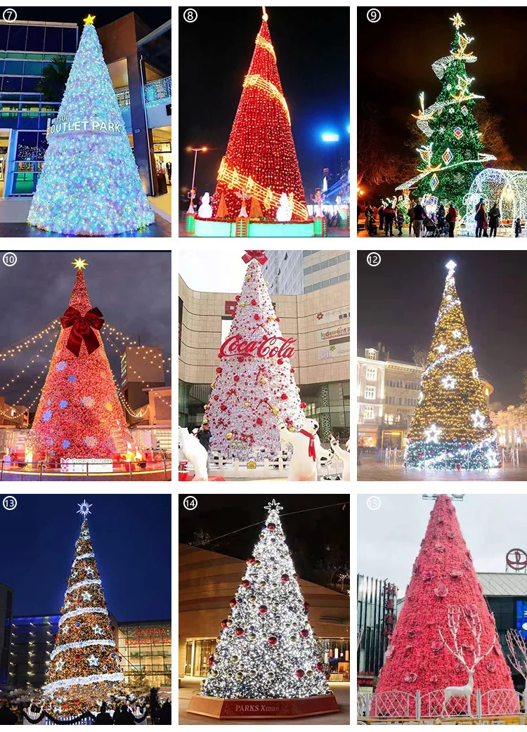 Giant Christmas Trees - Luxurious Outdoor Decor Solutions