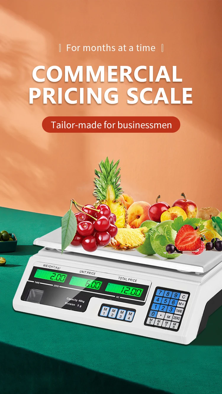 Veidt 30kg 40 Kg Electronics Digital Price Computing Weighing Scale 1g ...
