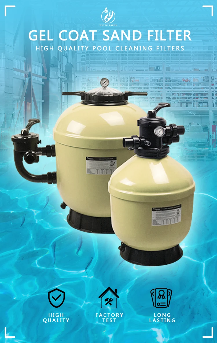 Multiport Valve Water Treatment Swimming Pool Equipment Fiberglass Top ...