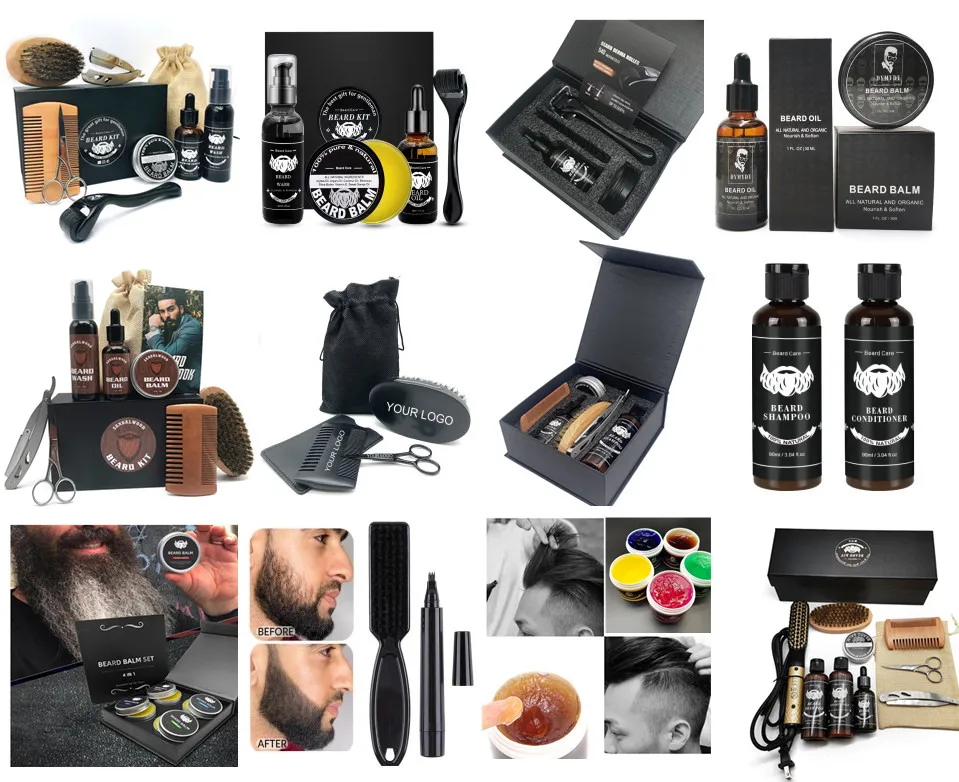 Beard Grooming Kit - Promote Growth with Cruelty-Free Oil