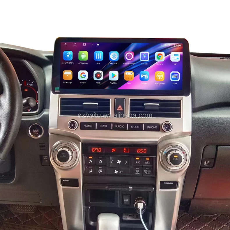 12.3inch Qled Screen For TOYOTA 4Runner 2010 2009-2022 Android Video ...