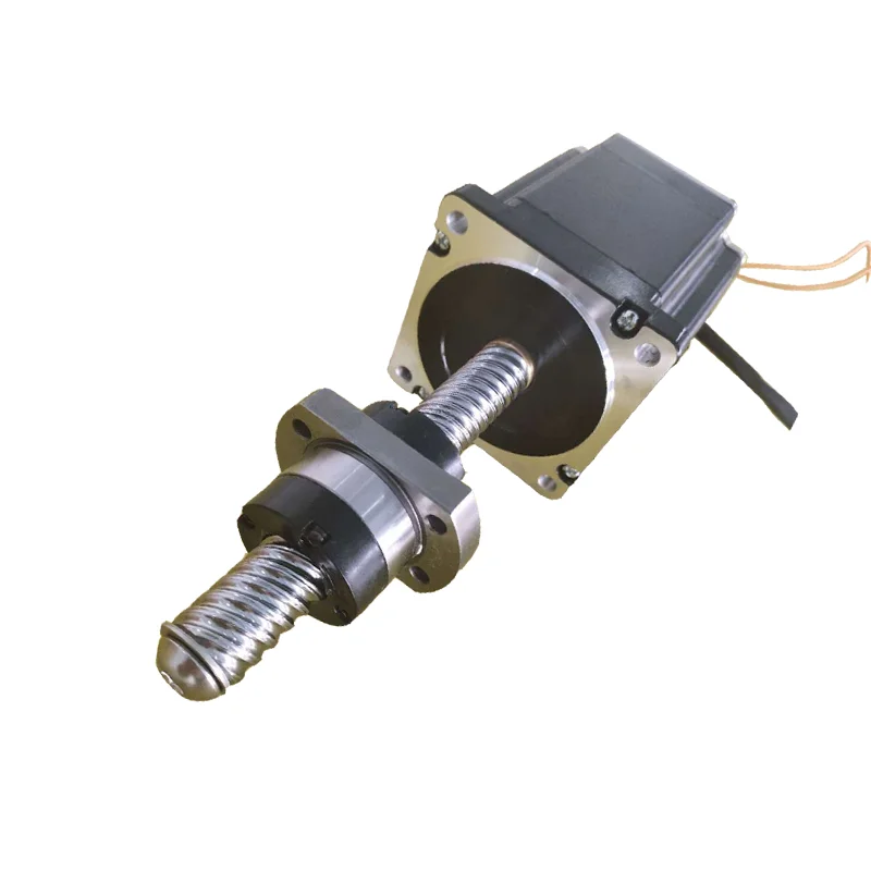 Nema 34 Linear Hybrid Stepper Motor High Holding Torque With Leadscrew ...