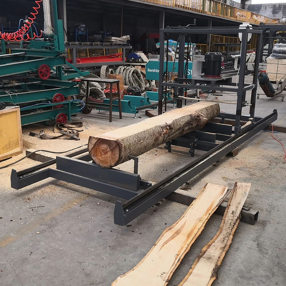 Portable Horizontal Chainsaw Mill - Efficient Woodcutting