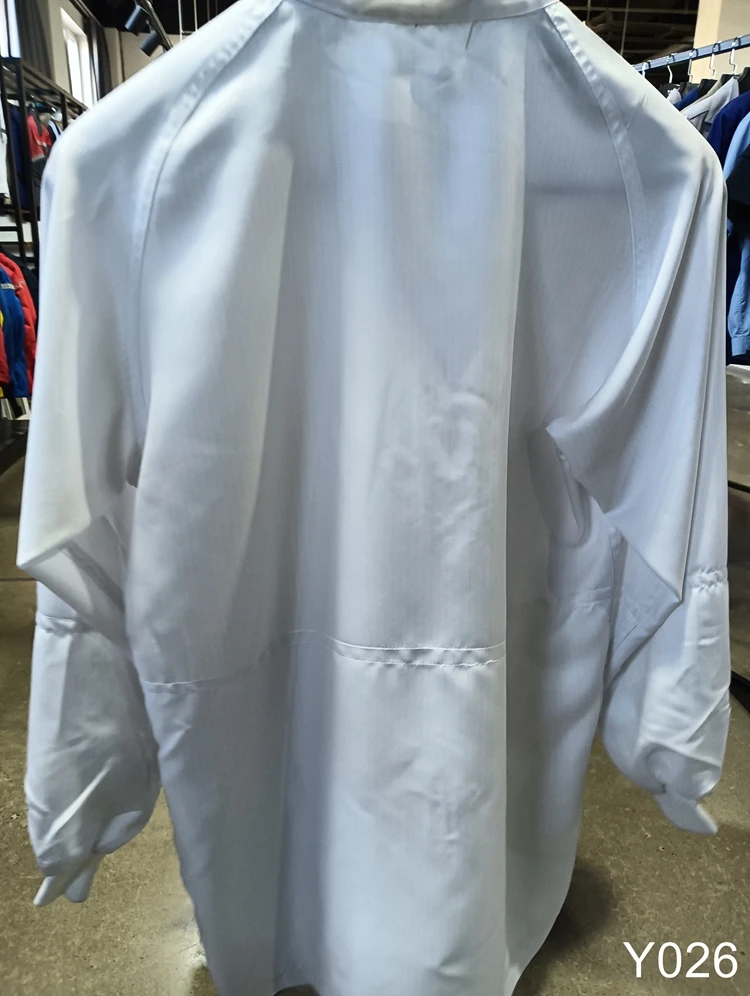 Cleanroom White Anti Static Clothes Uniform Esd Smock - Buy Cleanroom ...