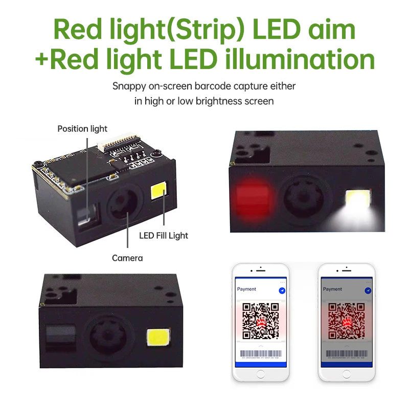 Scan Engine 2D Scanner Mini Scan ModuleE11 Highly Sensitive Over Long ...