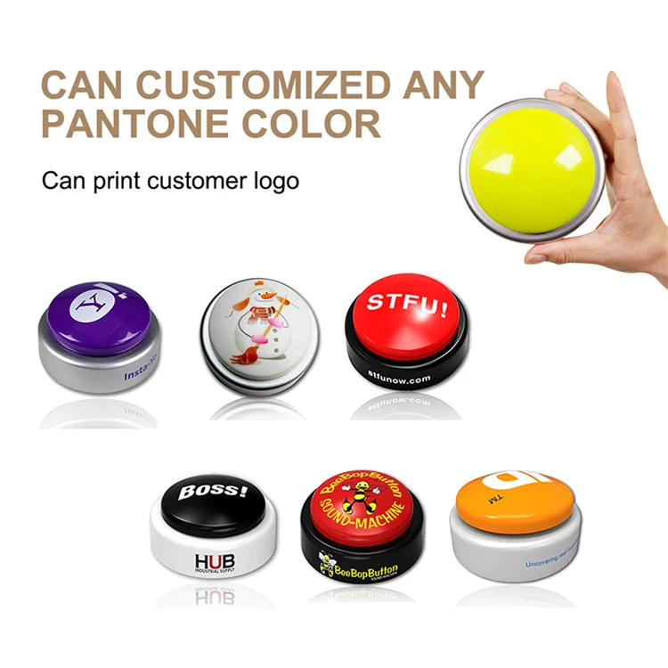 OEM 30-Second Recordable Sound Button Custom Voice LED Dog and Cat ...
