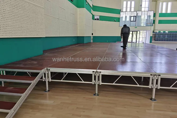 Movable Movable Stage, Portable Aluminum Alloy Stage, 4*4 Feet Aluminum ...