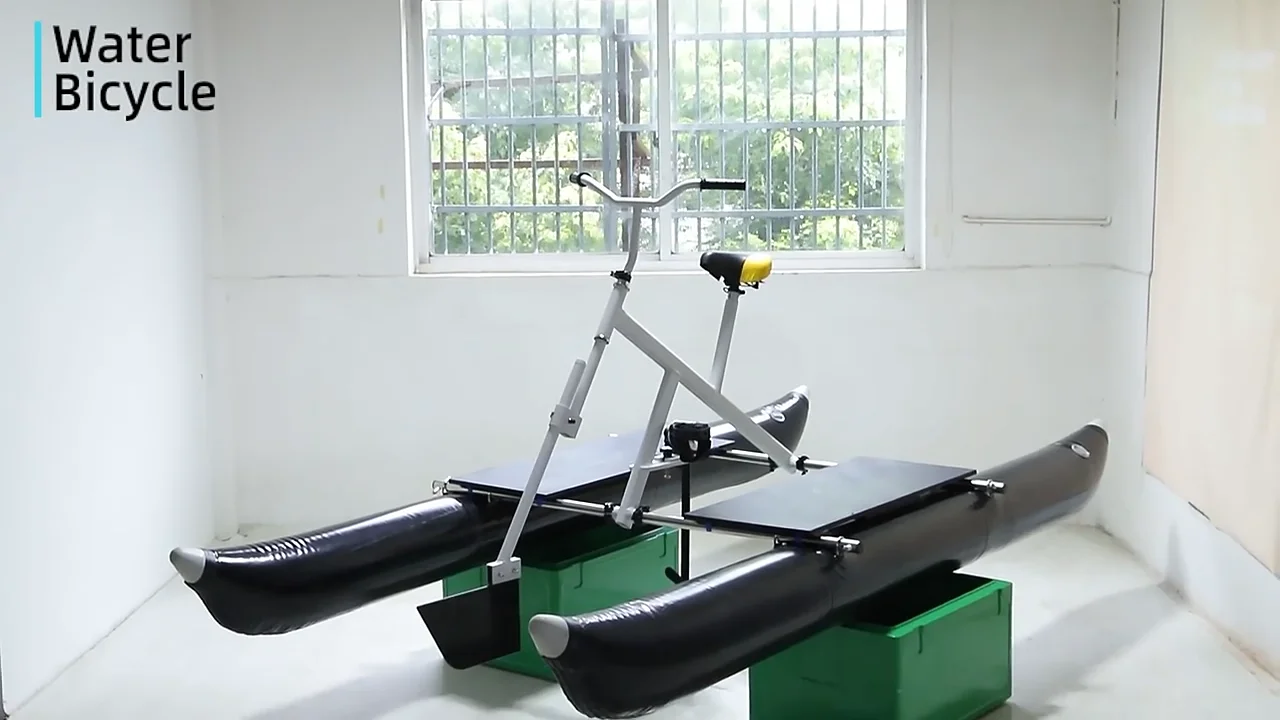 Vicking Portable Water Bike Inflatable Floating Sport Sea Pedal Water ...