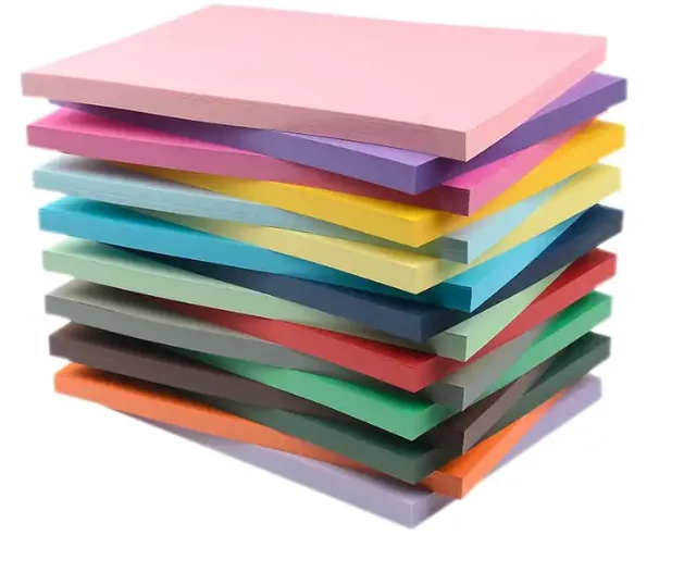 School Office Printable Color Paper A4 Mixed Colors Ream 100% Virgin ...