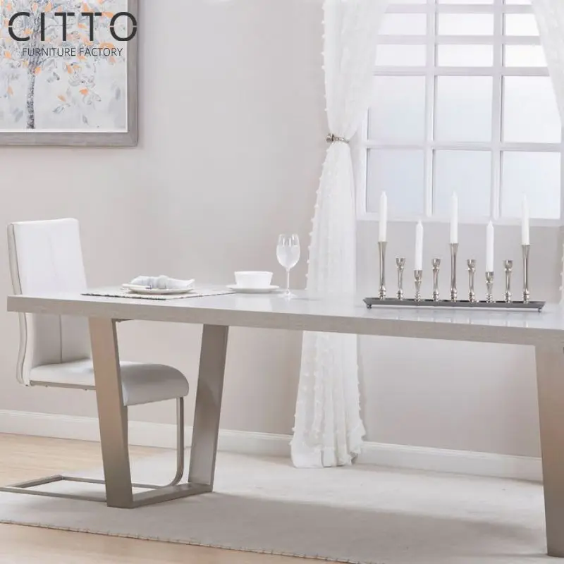 Gery Panel Dining Table Support Customization China Furniture Factory ...